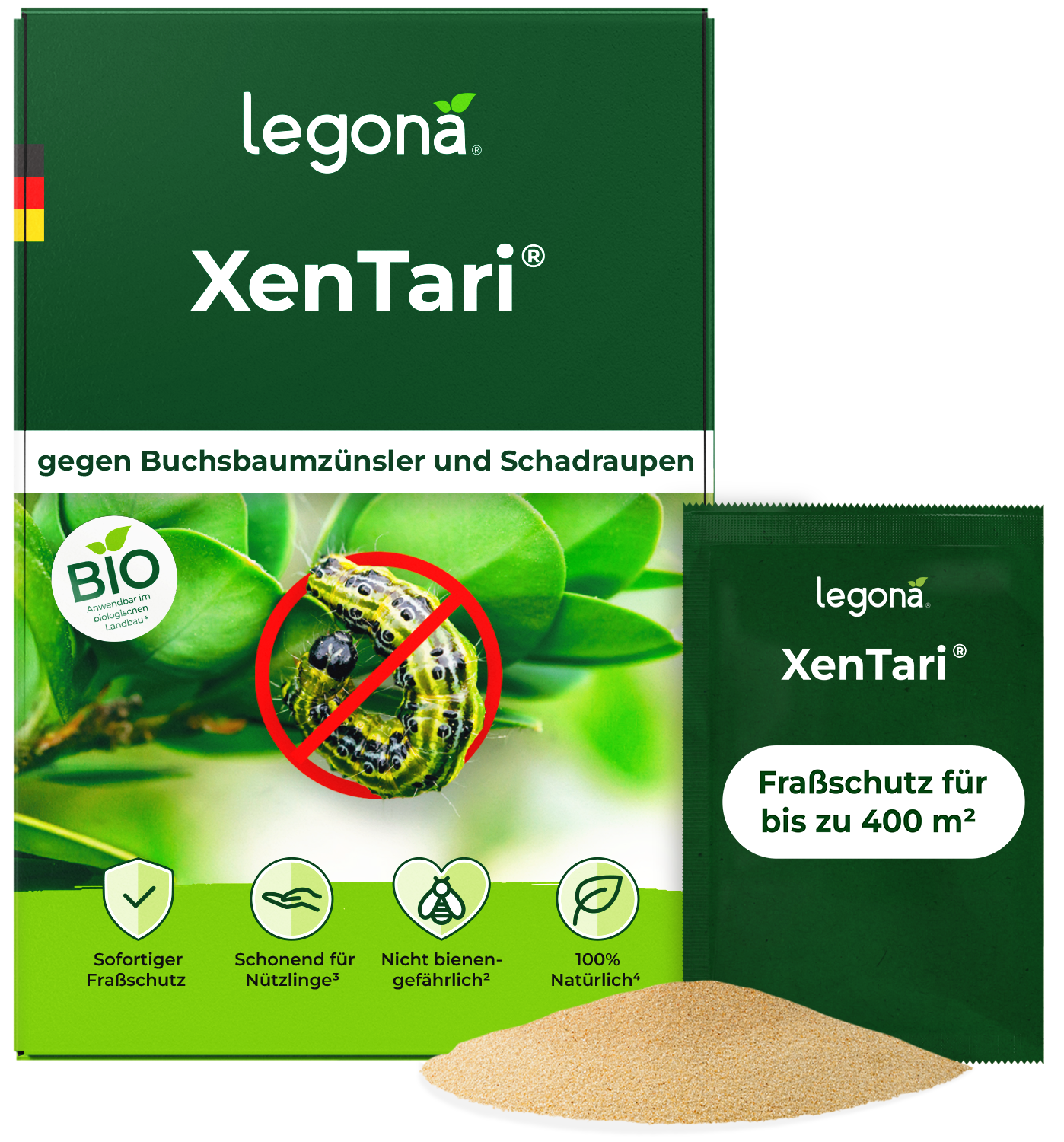XenTari Zünslerfrei & Raupenfrei - Legona®